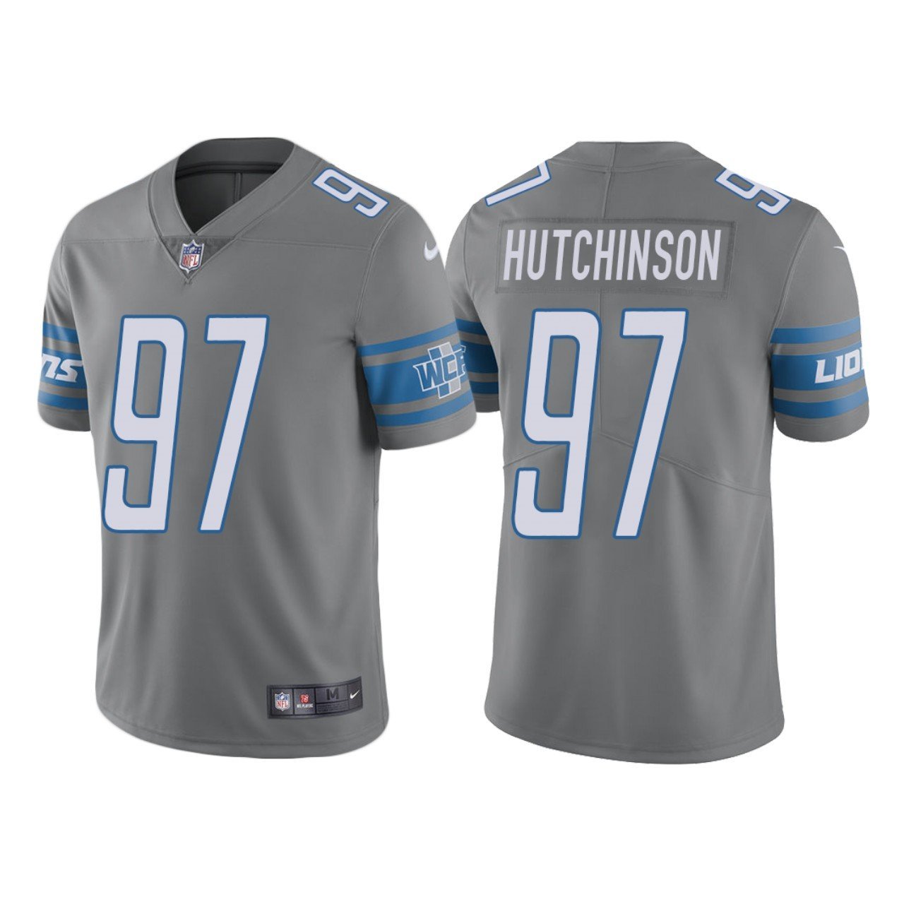 Men & Youth #97 Aidan Hutchinson Detroit Lions Color Rush Limited Gray ...