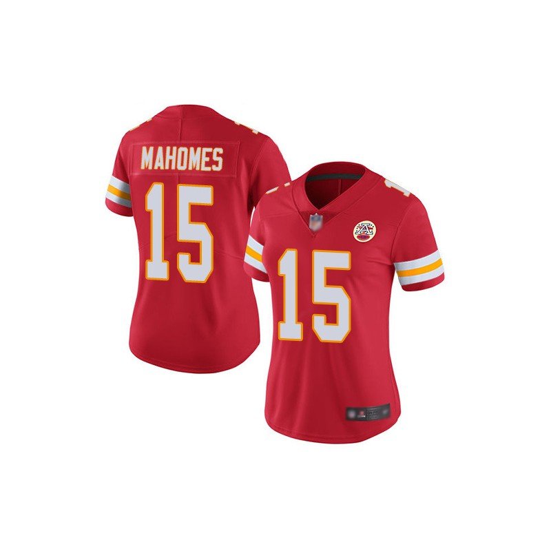 Women's #15 Patrick Mahomes Kansas City Chiefs Color Rush Limited Red ...