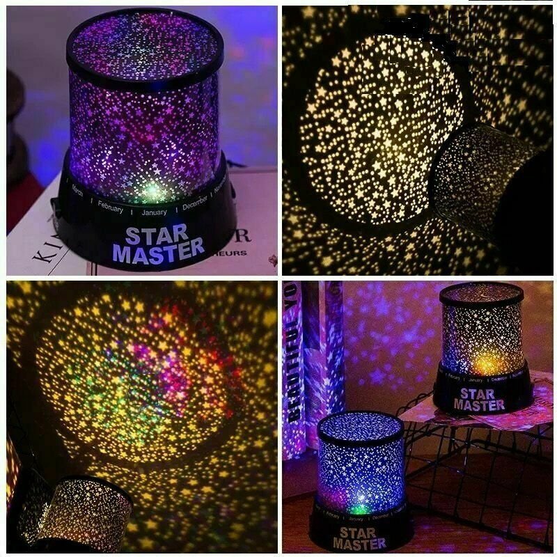 LED Starry Night Sky Projector Lamp Star Light Master Party Decor Gifts USA