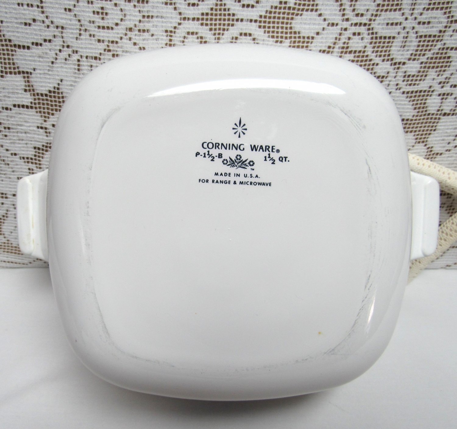 Vintage Pyrex CORNING GLASS Corningware 1.5 Quart Casserole Baking Dish ...