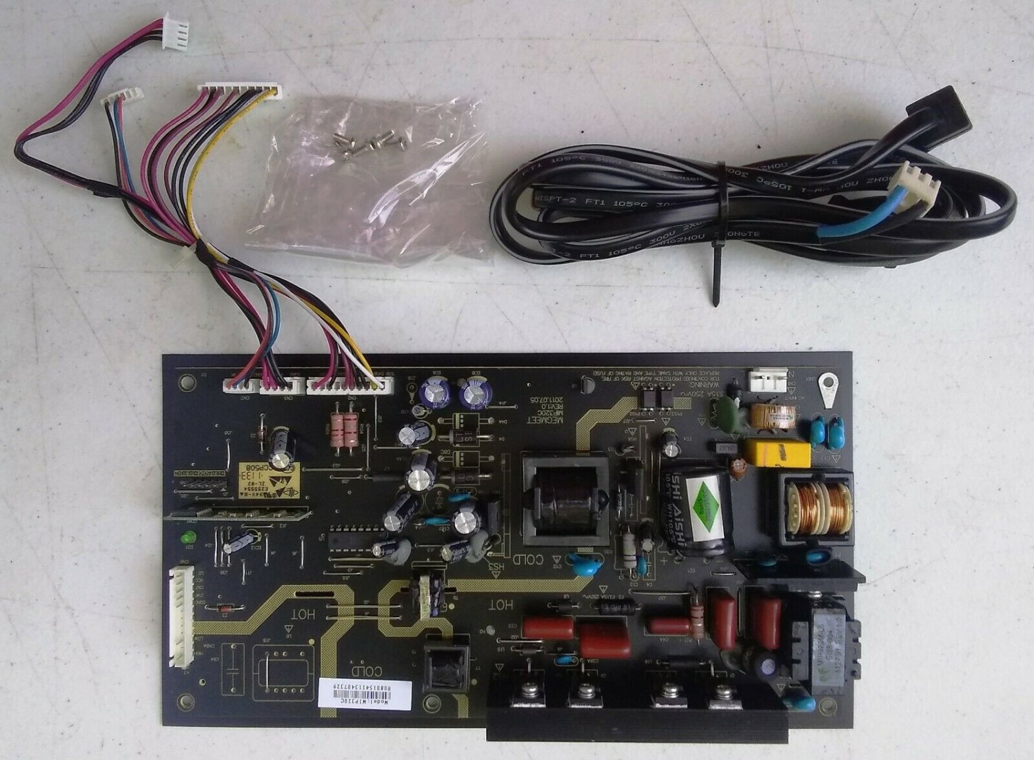 ELDFC322 MIP320C Power Board with Power Cord, Cables and Screws
