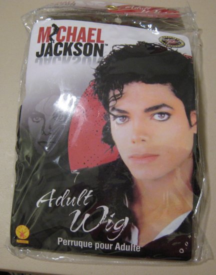 NEW Michael Jackson Curly Costume Hair Wig Adult NIP