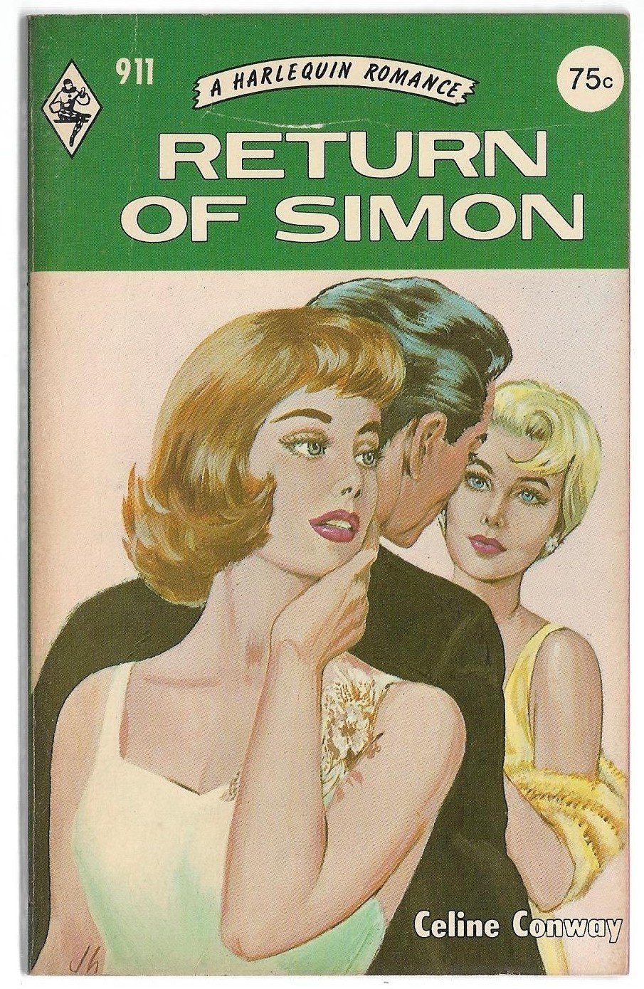 Return of Simon by Celine Conway Harlequin Romance number 911