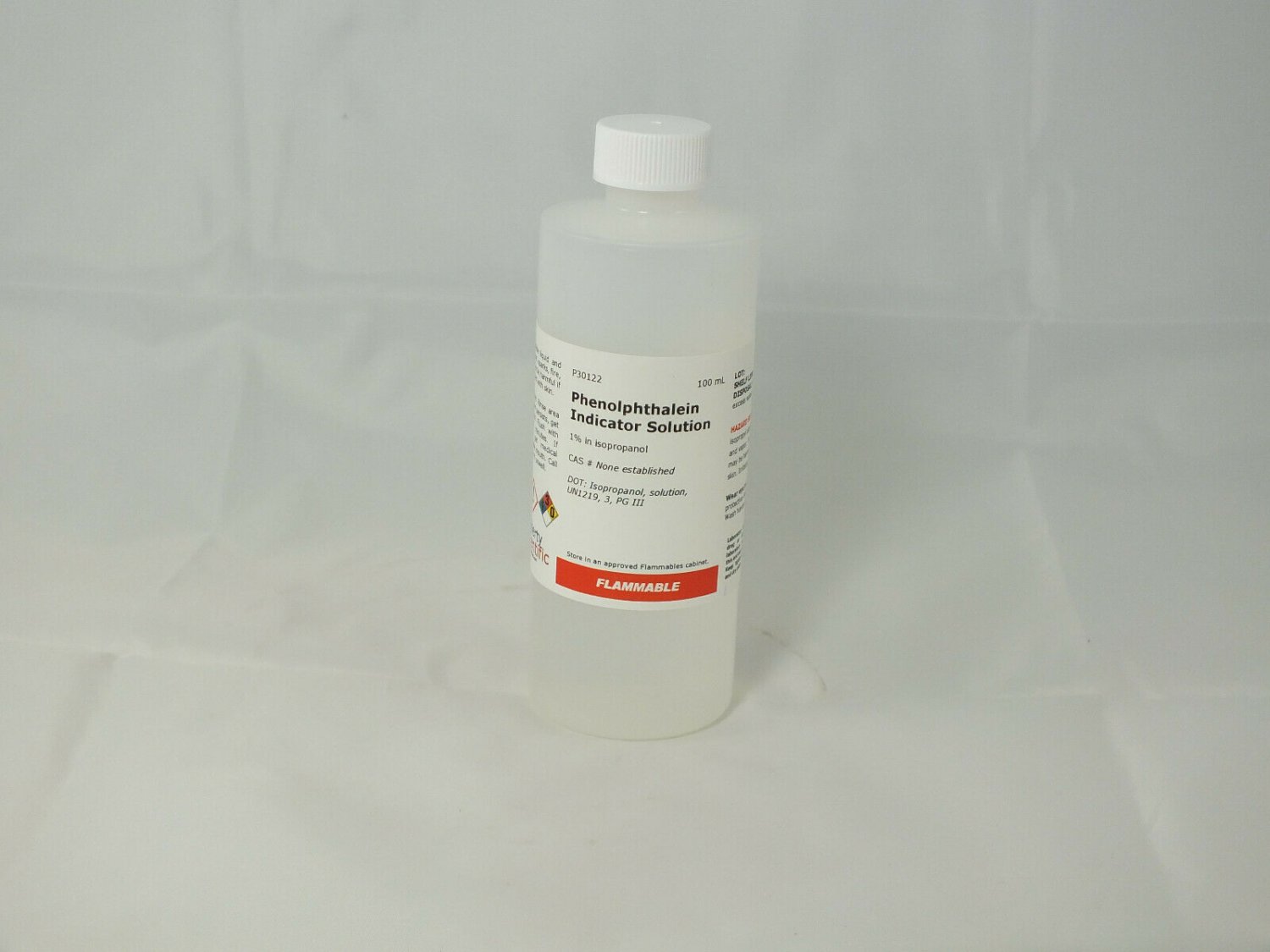 Phenolphthalein Solution, 1% in isopropanol, pH Indicator, 100 ml (P30122)