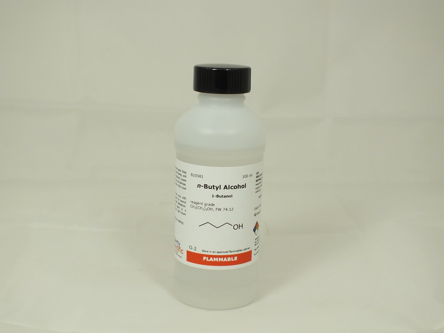 n-Butyl Alcohol -- 1-Butanol, reagent, 100 ml (B20581)