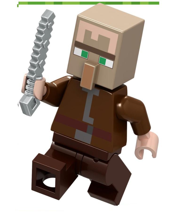 Villager Minecraft Minitoys Game Character Minifigure Block Toys