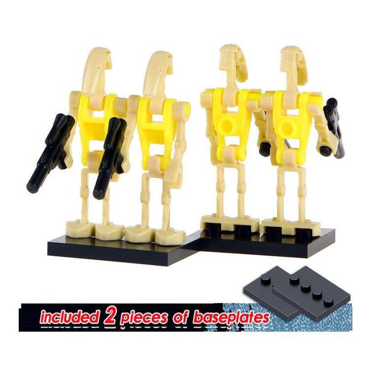 Yellow Battle Droids Minitoys Star Wars Episode II : Attack Of the ...