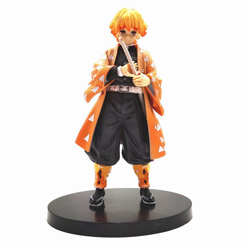 Zenitsu Agatsuma Statue Anime Figure Toys Demon Slayer Action Figure ...