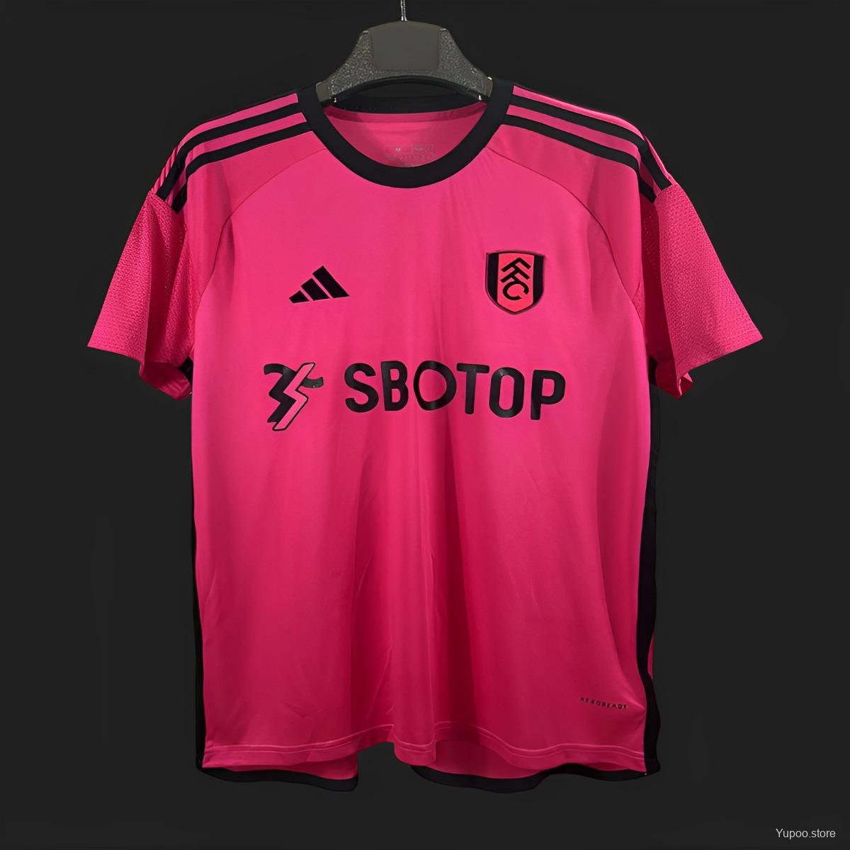 Fulham Away 23/24 Pink Futbol Adults Soccer Football Jersey