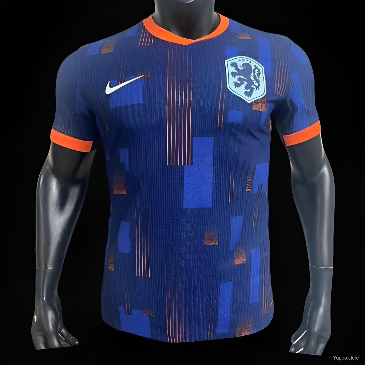 Netherlands Away 2024 Player Authentic Soccer Football Futbol Jersey Kit