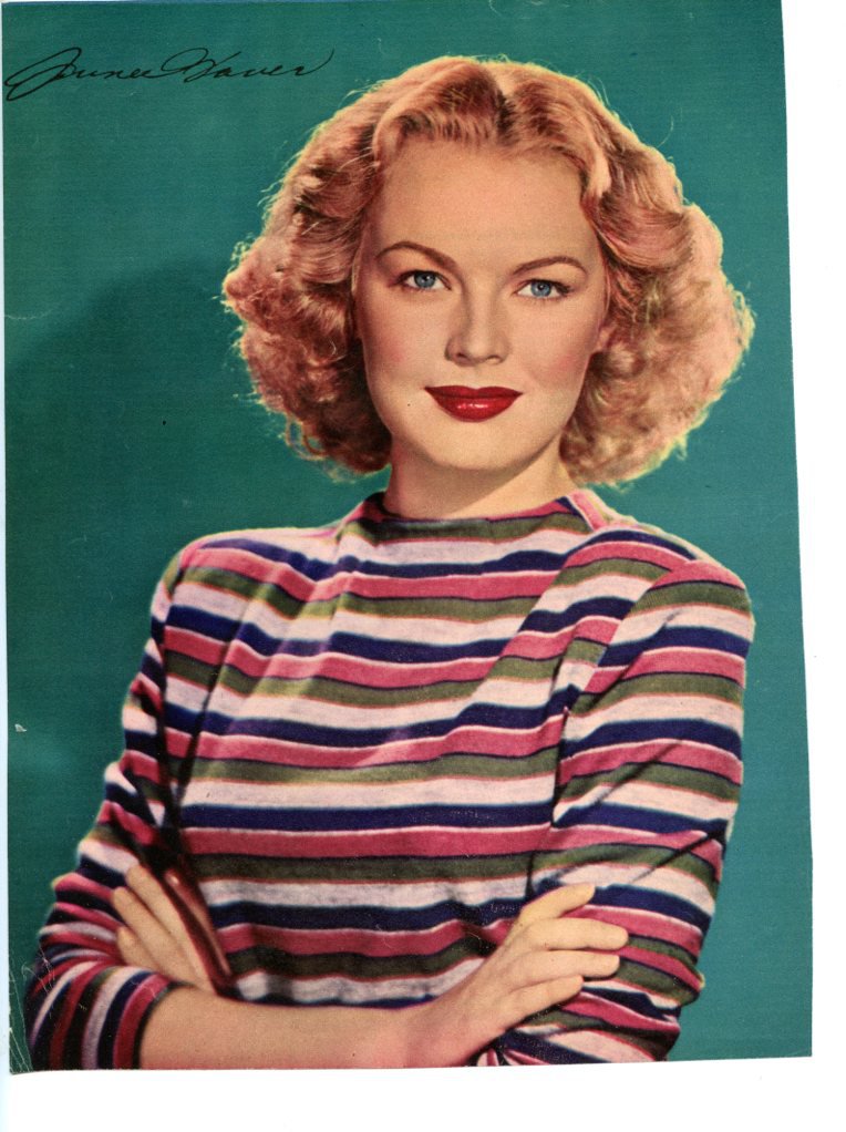June Haver 1 page magazine photo clipping X4764