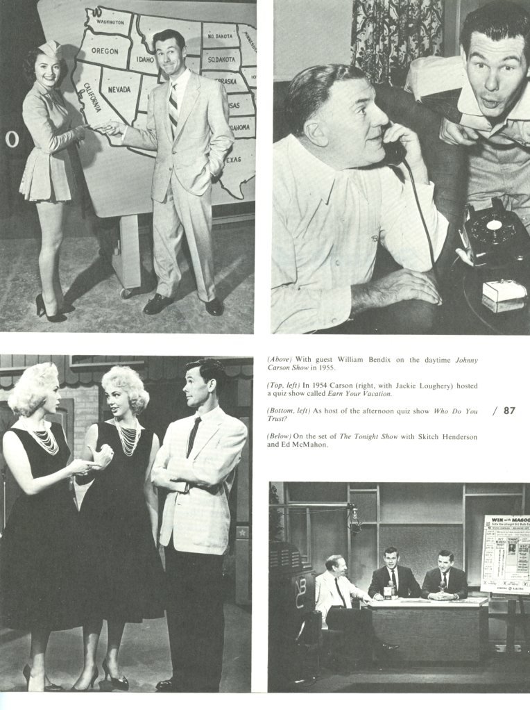Johnny Carson 1page magazine photo clipping X5087