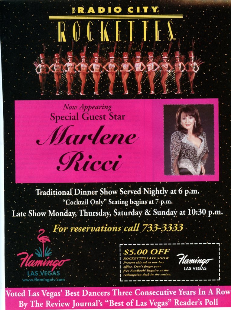 Marlene Ricci 1 page magazine photo clipping X5299