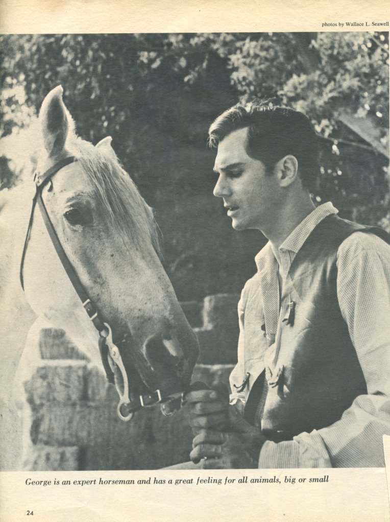George Maharis 1 page magazine photo clipping X5385