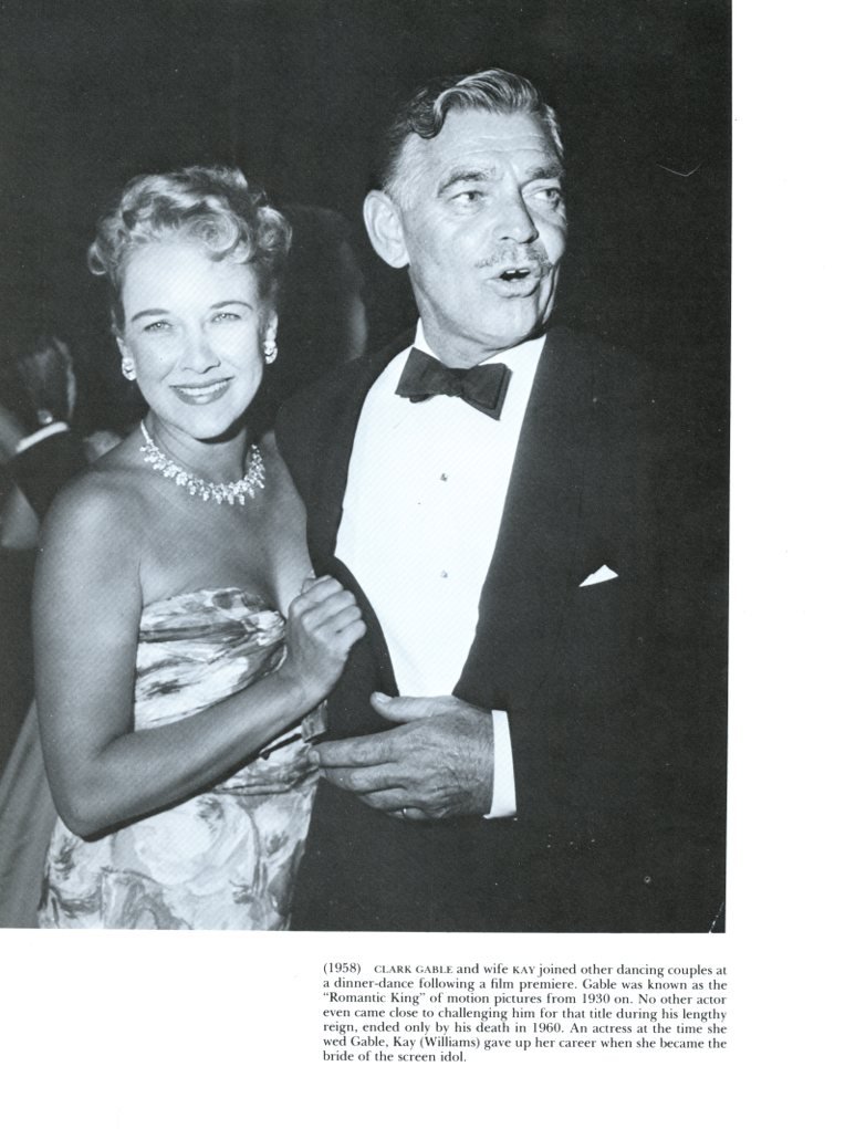 Clark Gable 1 page magazine photo clipping X5635