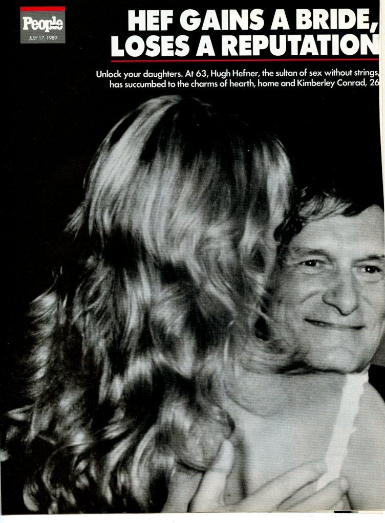 Hugh Hefner 4 page magazine photo clipping X6195