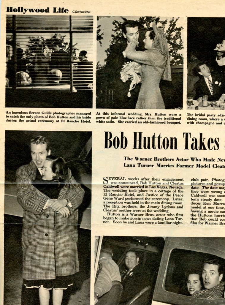Bob Hutton 1 page magazine photo clipping X6429