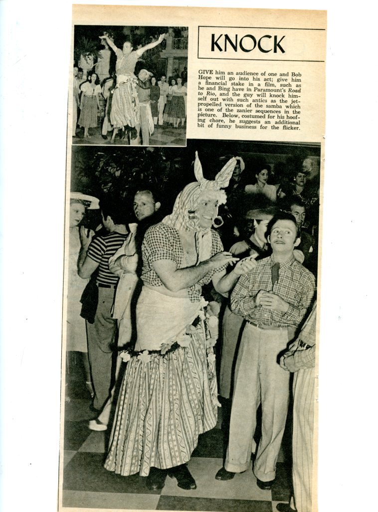 Bob Hope 1 page magazine photo clipping X6446