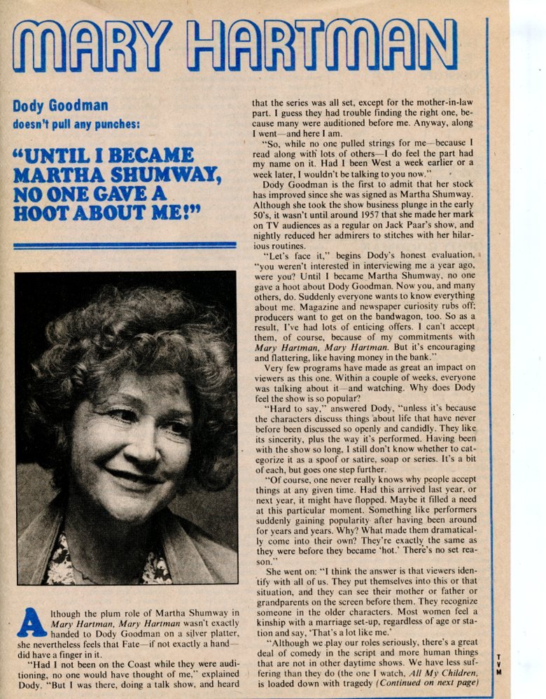 Dody Goodman 1 page magazine photo clipping X6687