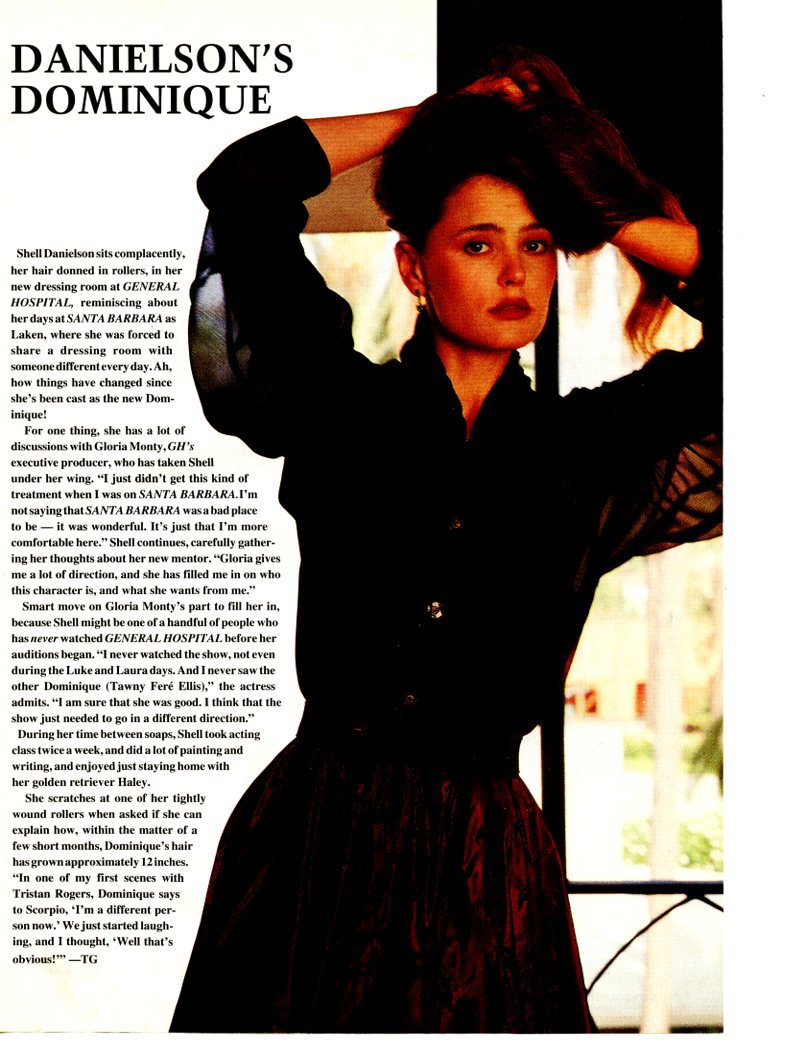 Shell Danielson 1 page magazine photo clipping N3493