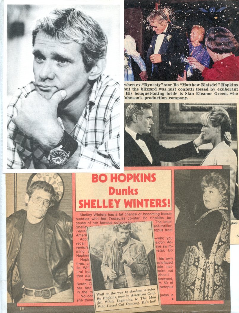 Bo Hopkins magazine photo clipping lot N4447