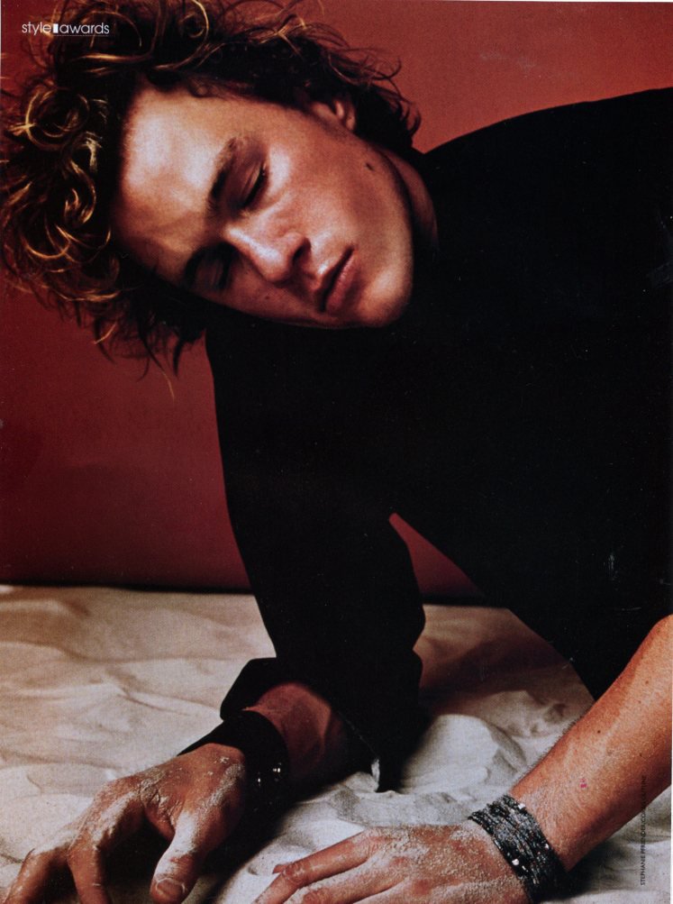 Heath Ledger 1 page magazine photo clipping N1135