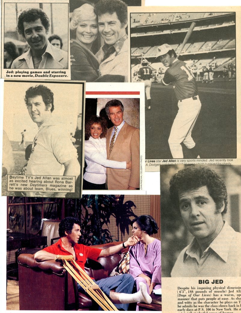 Jed Allen magazine photo clipping lot N6969