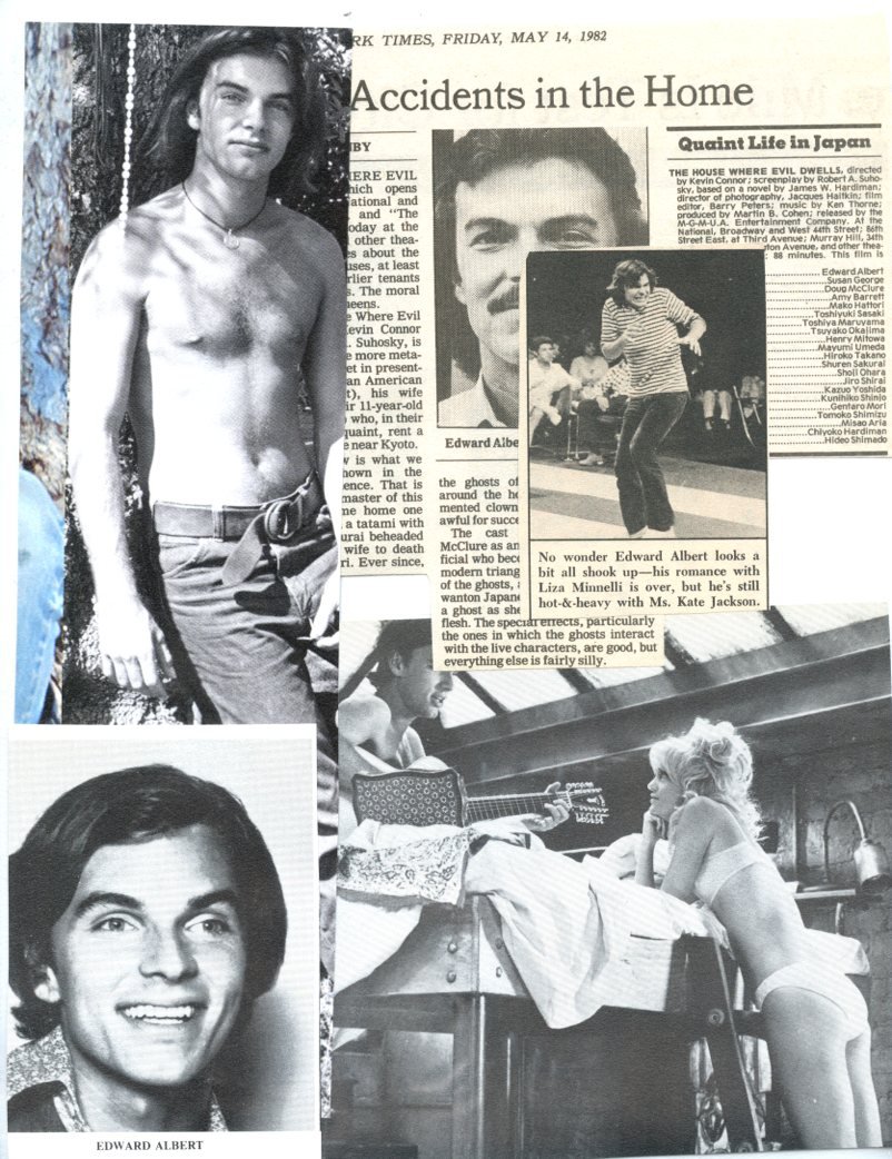 Edward Albert Jr magazine photo clipping lot N6981