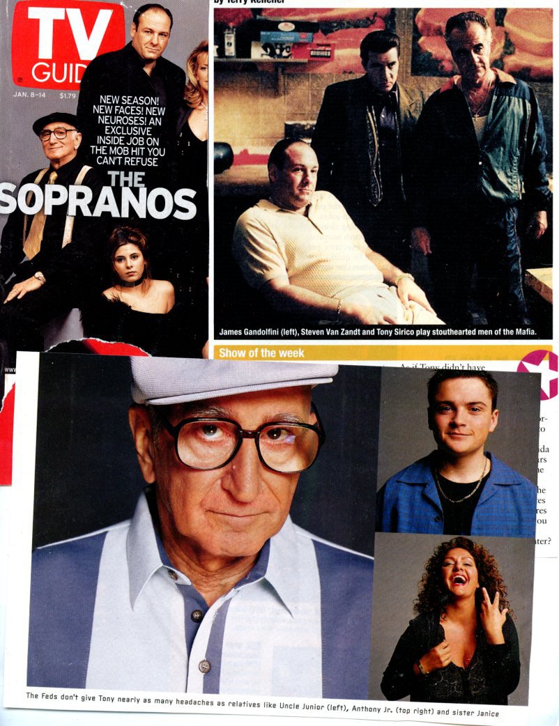 The Sopranos magazine photo clipping lot N6223