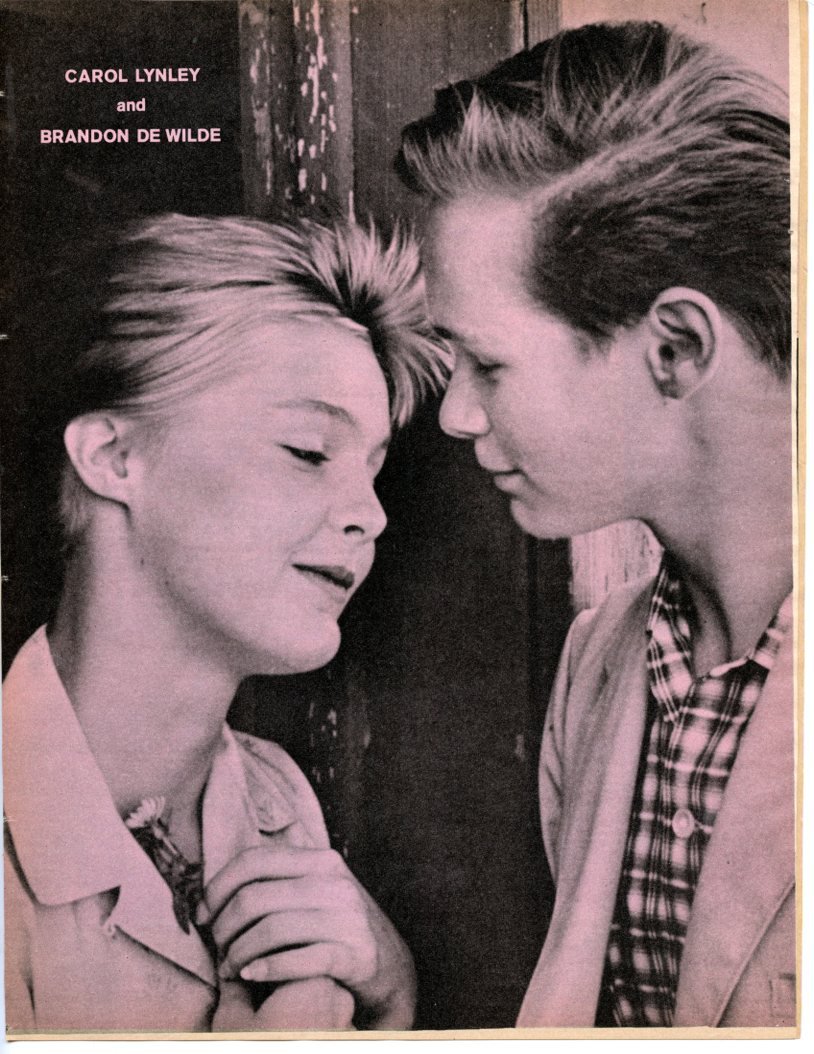 Carol Lynley Brandon de Wilde 3 page magazine photo clipping B7670