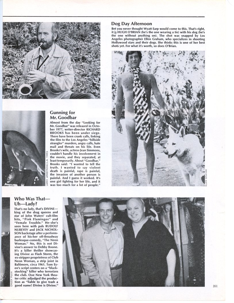 Hugh O'Brian Divine 1 page magazine photo clipping B7732