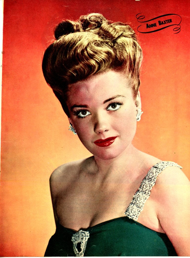Anne Baxter 1 page magazine photo clipping C1002