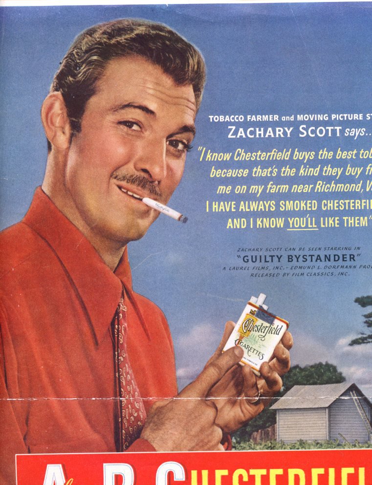 Zachary Scott 1 page magazine photo clipping C1557
