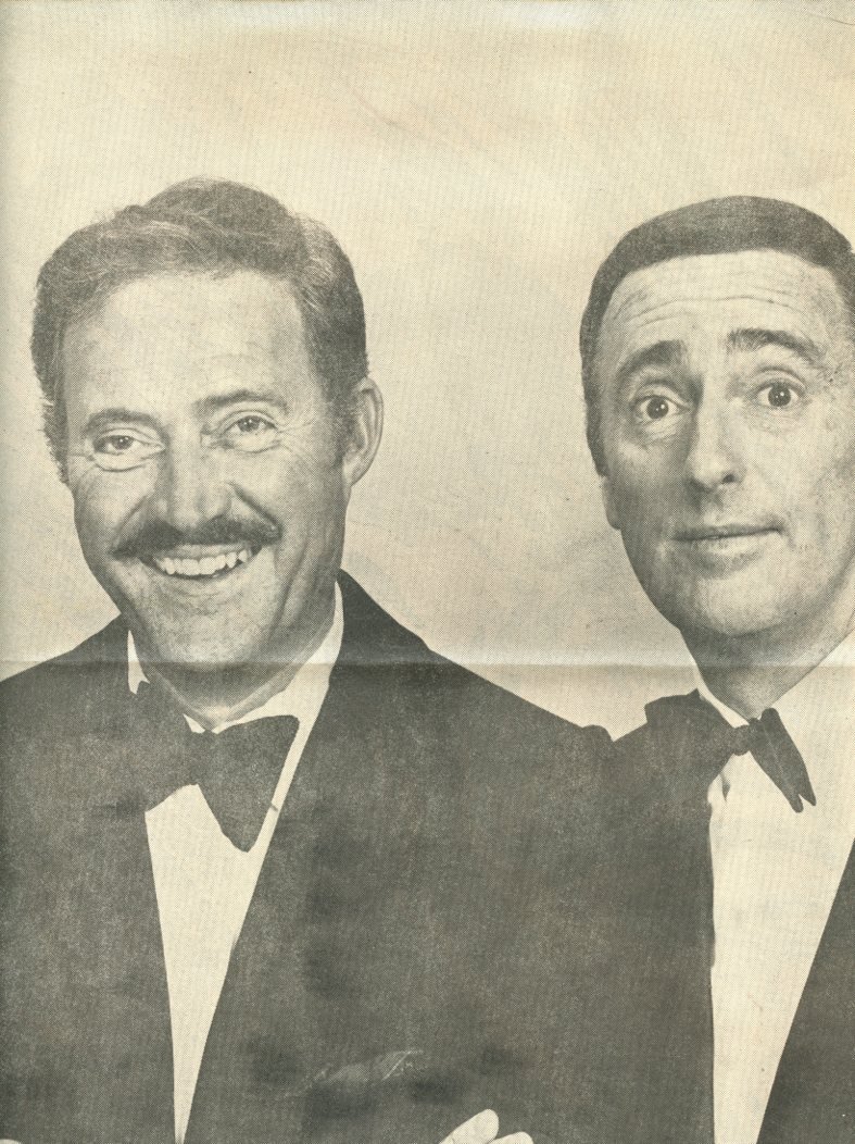 Dan Rowan and Dick Martin 1 page magazine photo clipping C1711