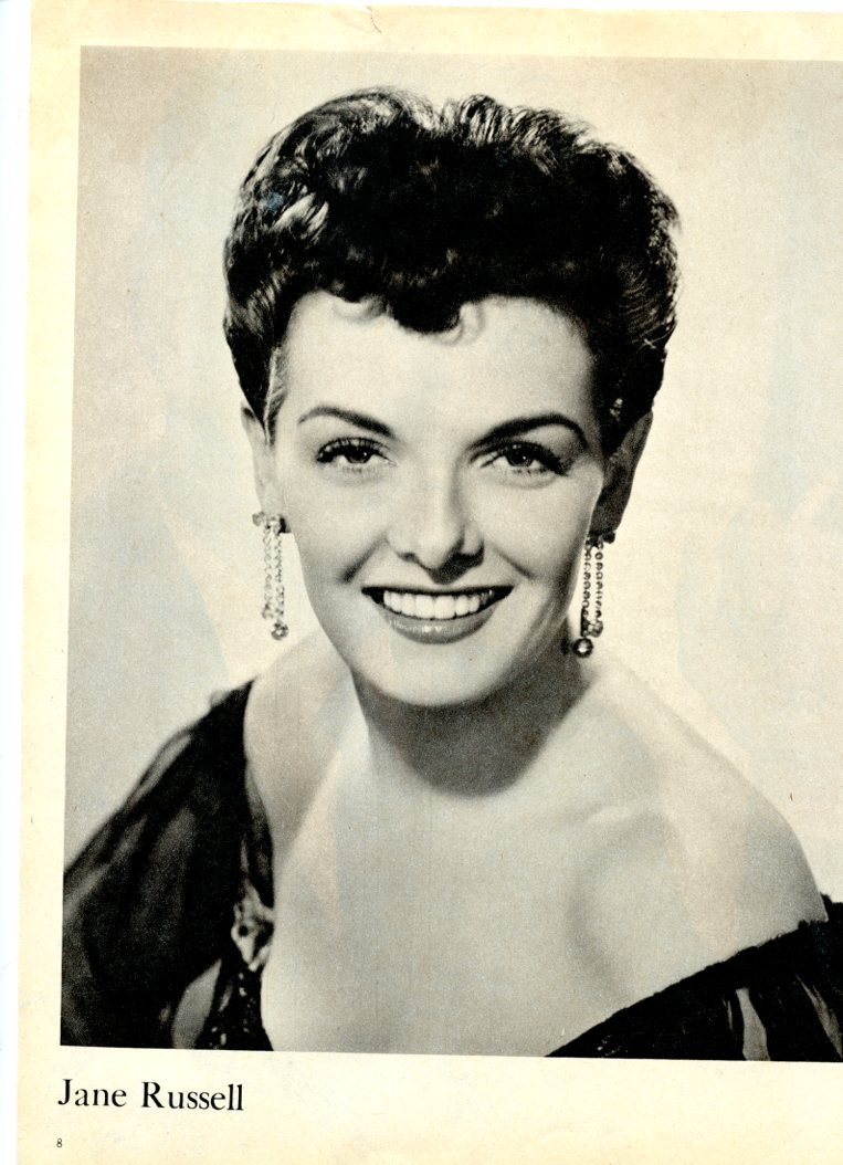 Jane Russell 1 page magazine photo clipping C1877