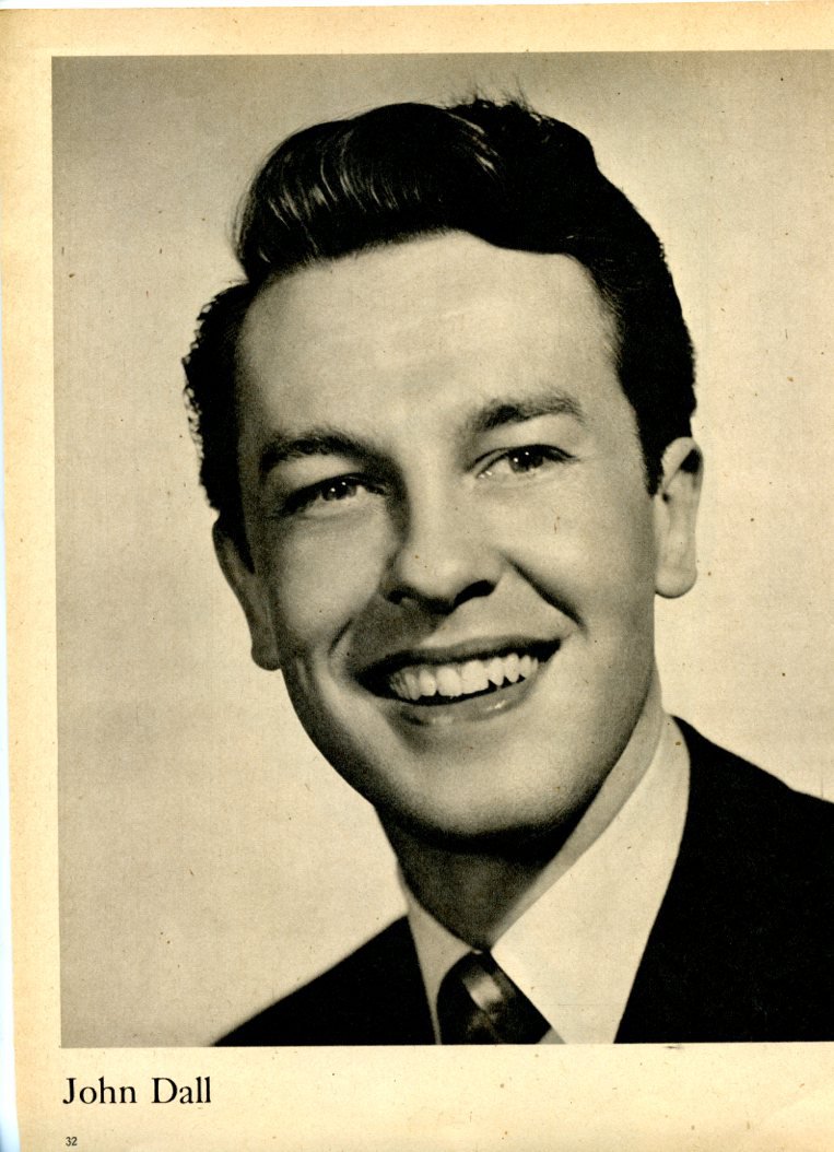 John Dall 1 page magazine photo clipping C1879