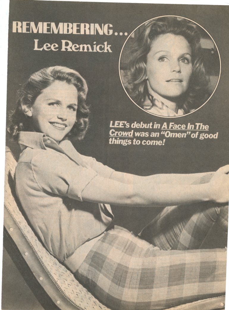 Lee Remick 1 page magazine photo clipping C2394