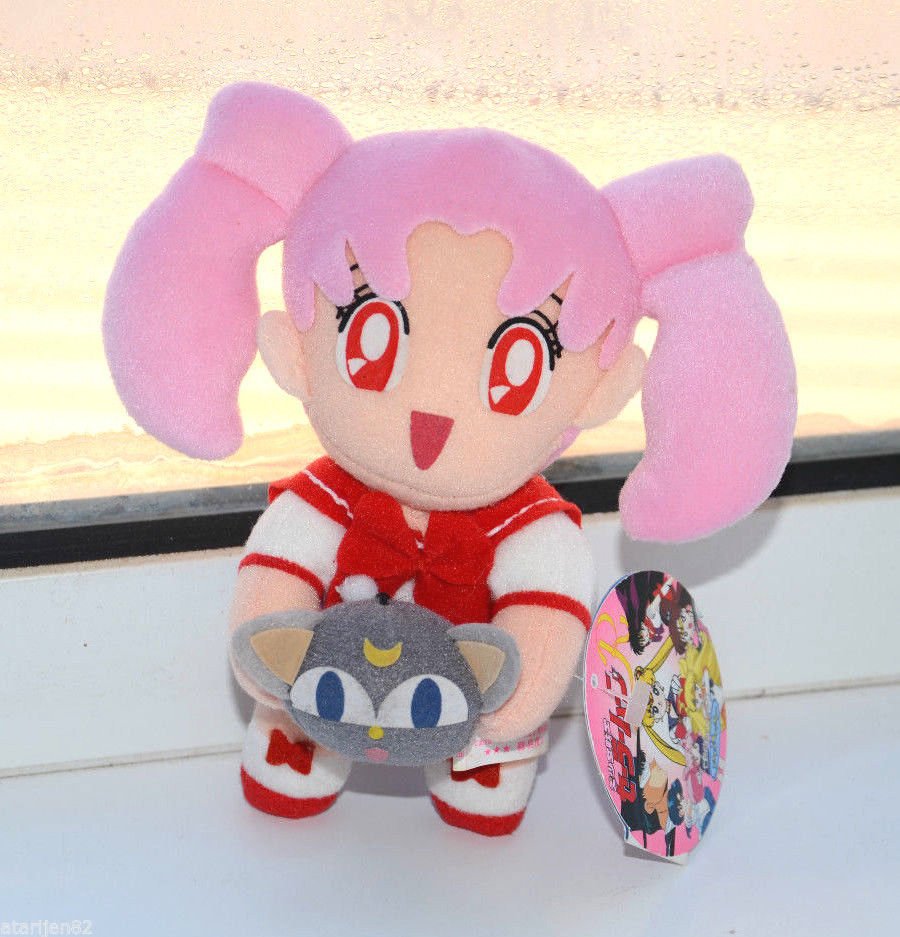 Sailor Moon 90s Chibiusa Luna P Ball Chibimoon chibi Rini plush doll ...