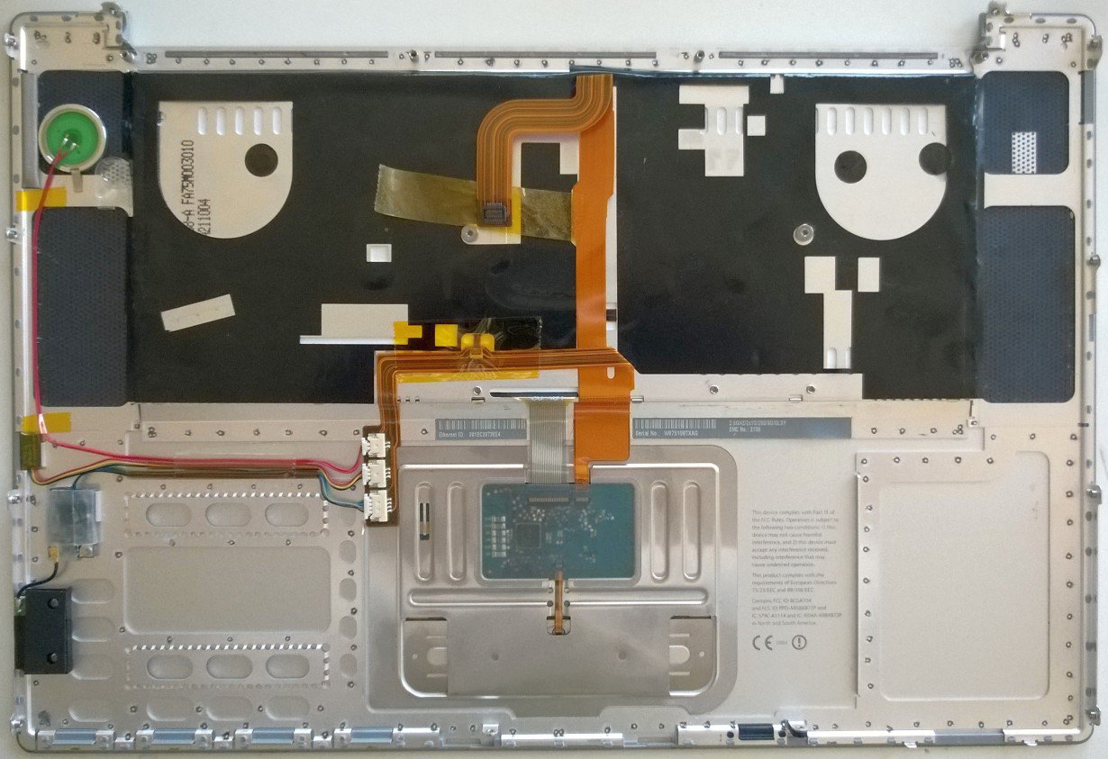 MacBook Pro 15'' (2007) A1226 Keyboard Palmrest assembly