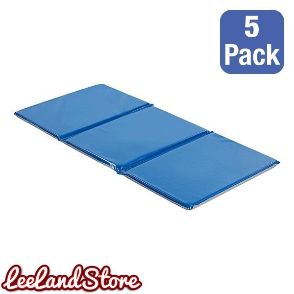 ECR4Kids Everyday 3-Section Folding Rest Mat (2" Thickness) - Pack of Five