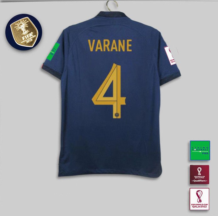 adult & kids Soccer Team Uniform #4 Raphael Varane Jerseys France 2022 ...