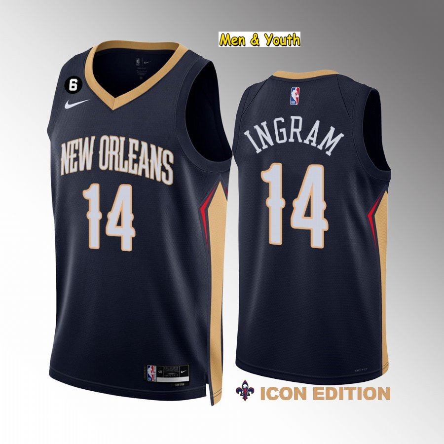 men's & youth Basketball Team Uniform #14 Brandon Ingram Jerseys 2022 ...