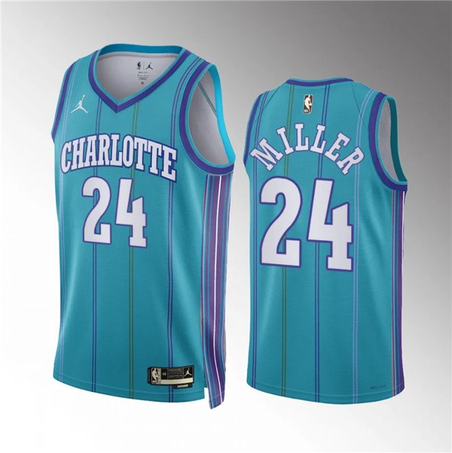 men's & youth Basketball Hornets Uniform #24 Brandon Miller Jerseys 23/ ...