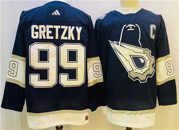 men's Ice Hockey Oilers Uniform #99 Wayne Gretzky Jerseys 2022-23 ...