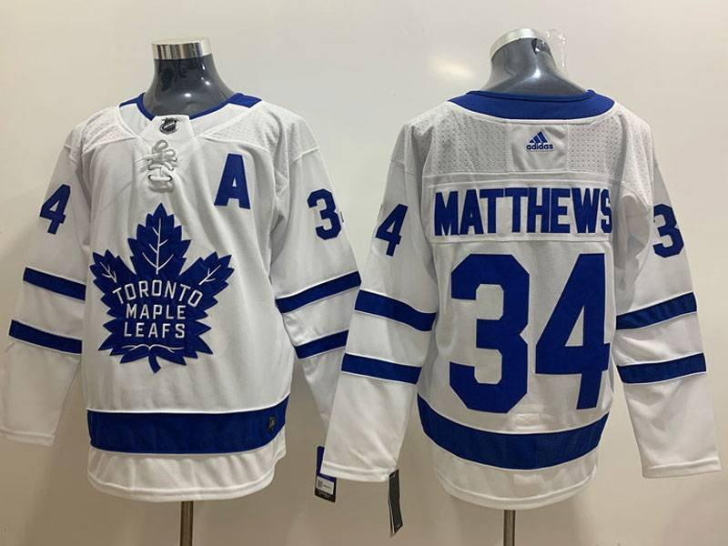 men's & youth Ice Hockey Maple Leafs Uniform #34 Auston Matthews ...