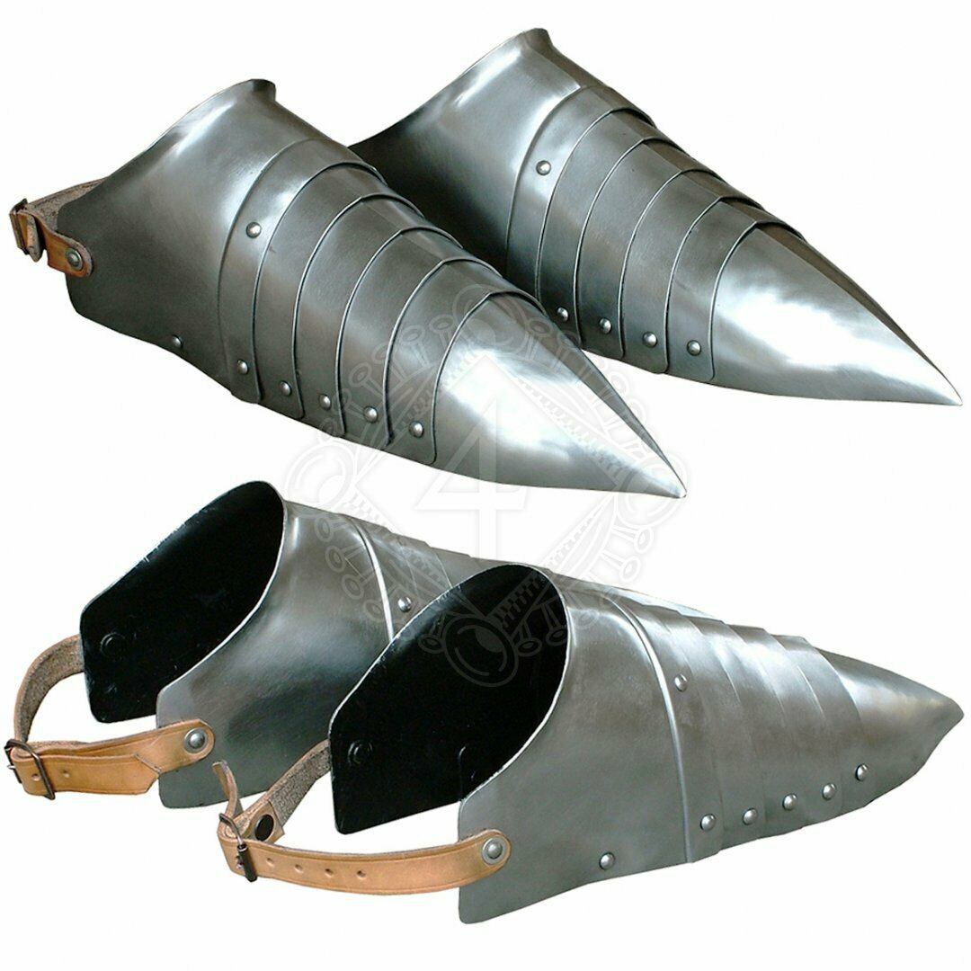 Medieval Gothic Armor Shoe Pair ~ Knight Combat shoes ~Crusader Armour ...