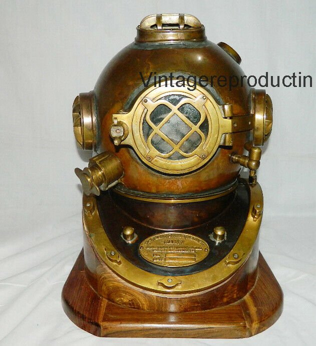 Vintage Antique Diving divers Helmet deep sea Scuba Heavy Helmet w ...