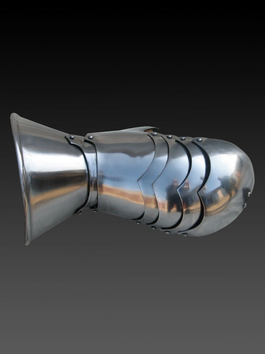 Medieval Armor Gauntlets Gothic Knight Steel Fingerless Gloves SCA LARP ...