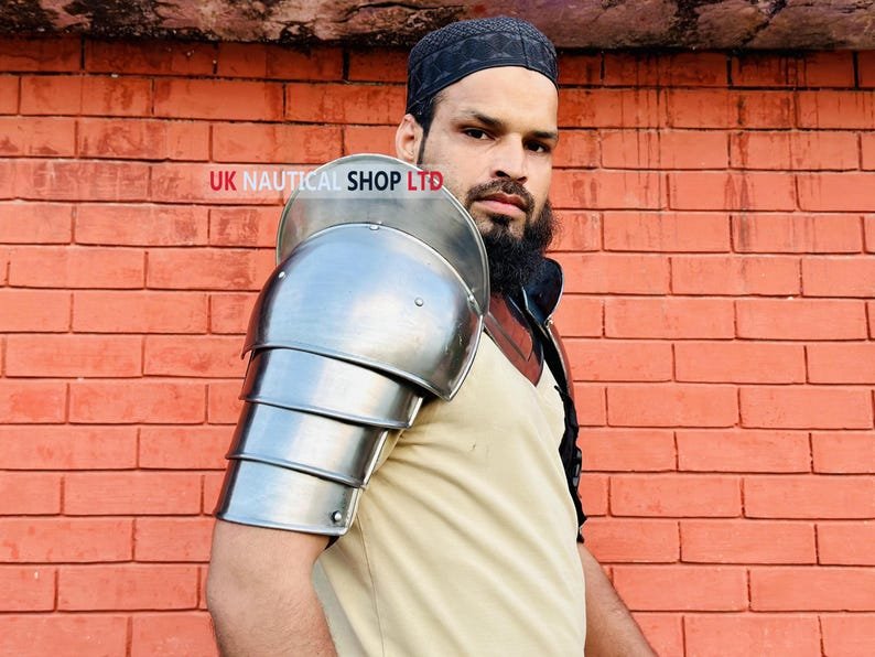 Shoulder Pauldron Dwarven Armor For Fantasy Cosplay Larp Clothing ...