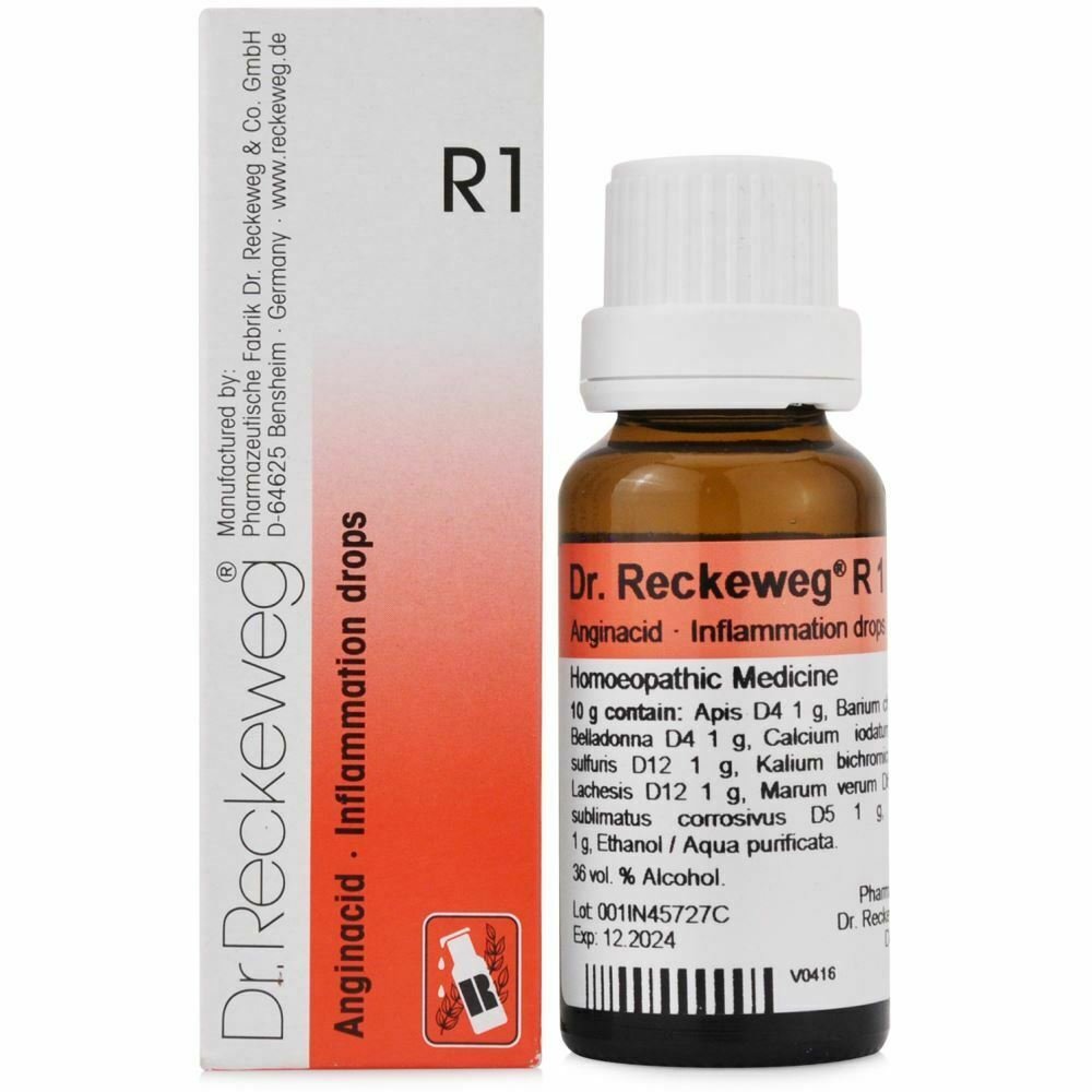 5 x dr reckeweg r 1 homeopathy medicine 22ml
